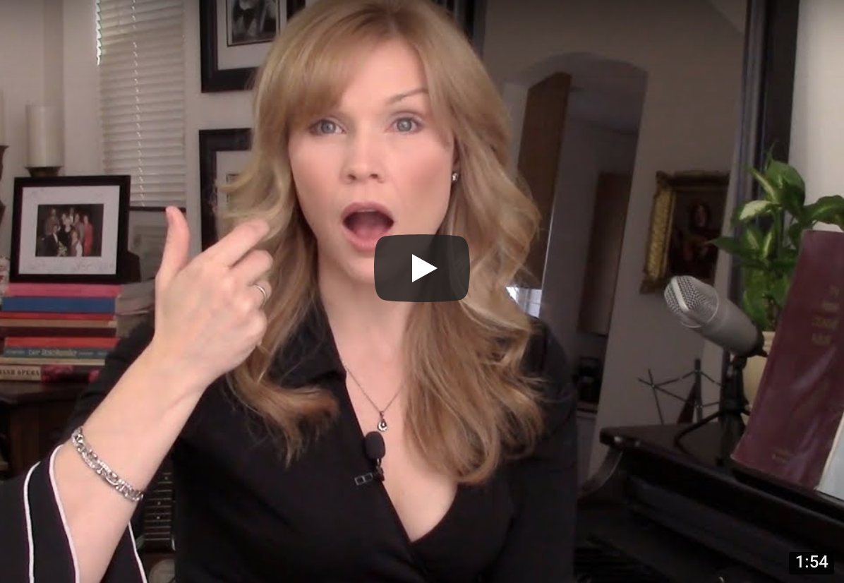 Singing Lessons: Vocal Warm-up to Help Healthy Placement - Open Mouth ...